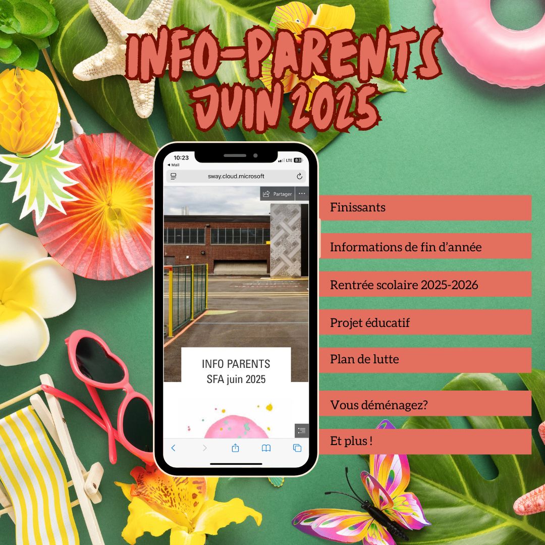 Info-parents / Juin 2025 | École Saint-François-d’Assise